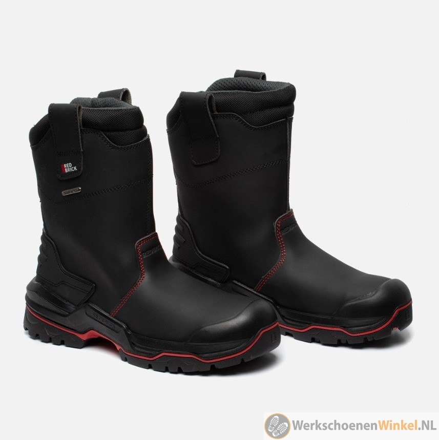 Ultieme Veiligheid Werklaarzen S7S Redbrick Pulse Laarzen - Zwart (Waterdicht) - Nu 20% korting ...
